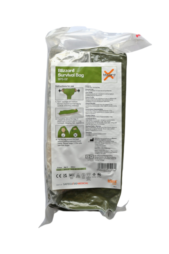 Blizzard 3 Layer Survival Bag > Blizzard Protection System